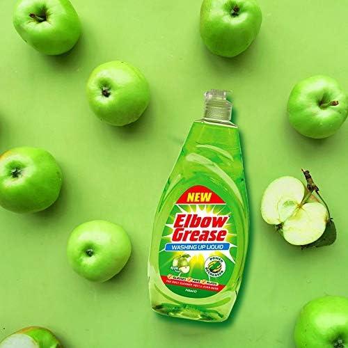 Elbow Grease Apple Fresh Green Washing Up Liquid 740ml - Pack of 1 ...