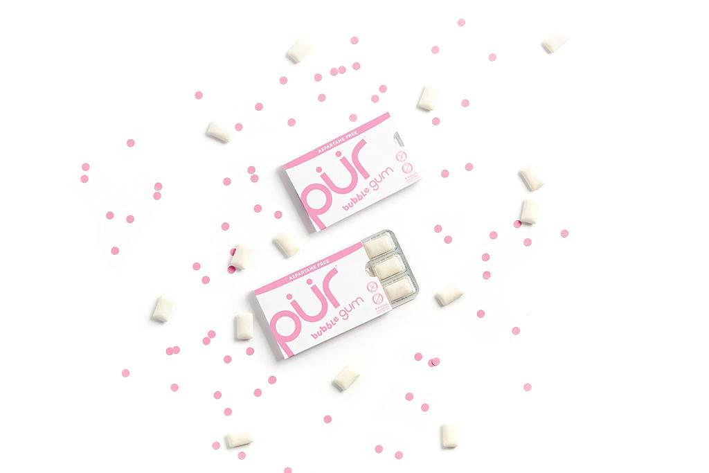PUR Gum Sugar Free Chewing Gum with Xylitol, Aspartame Free + Gluten ...