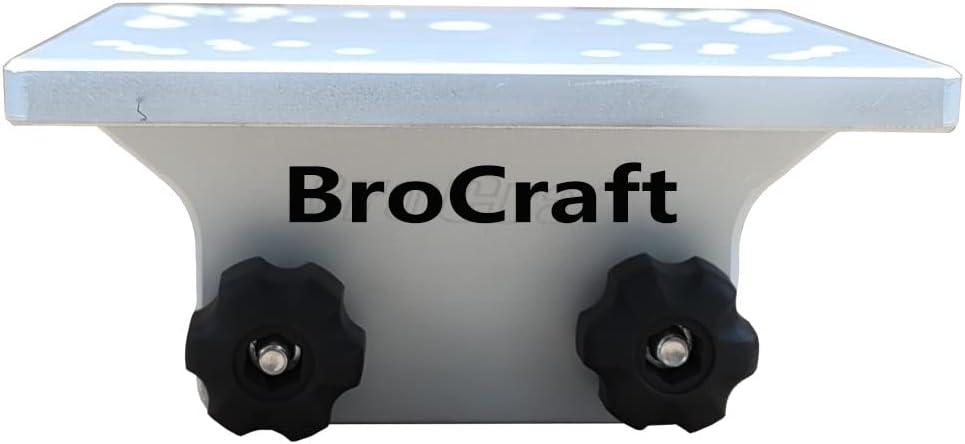Brocraft Aluminum Downrigger Bracket for 90 Degree Boat Track Systems ...