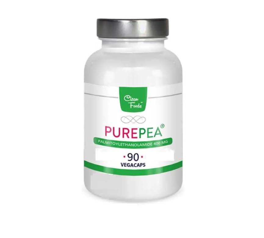 Clean Foods PEA 400mg High Dosage - Pure Pea 90 Vegetable Capsules ...