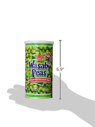 Hapi Snacks Hot Wasabi Peas 9.90oz - Spicy Crunchy Snack for a ...