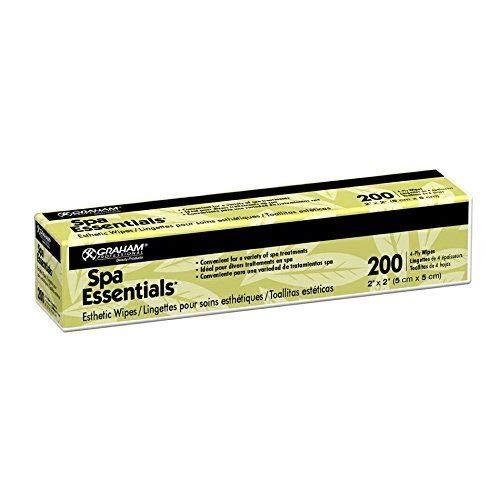 Graham Spa Essentials Esthetic Wipes - 2x2 Inch | Gentle Makeup Removal ...
