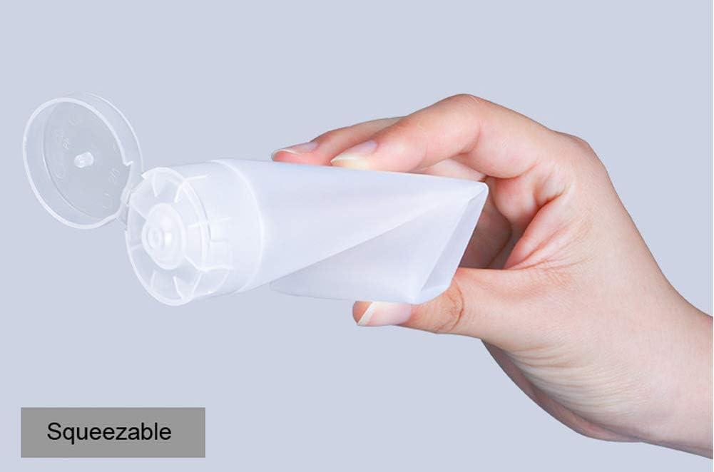 12 Pack Refillable Transparent Cosmetic Sample Bottles - 100ml Travel ...