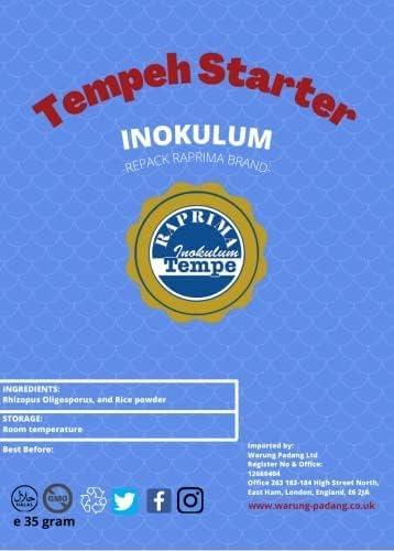 Tempeh Starter/Ragi Tempe/Live Culture/inokulum-Non GMO-Halal-35 gram ...
