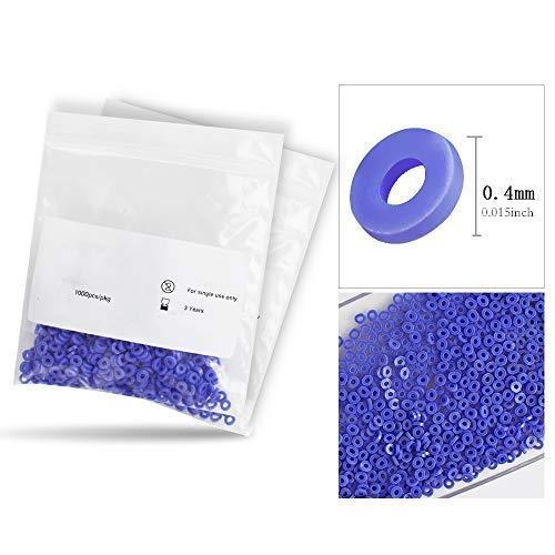 Fencia 1000 Pcs Blue Dental Orthodontic Separator Elastic Bands ...