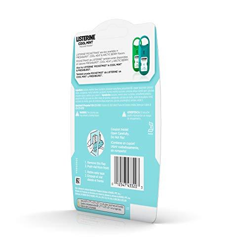 Listerine Cool Mint PocketPaks - 24 Breath Strips (3 Pack) | Kills Bad ...