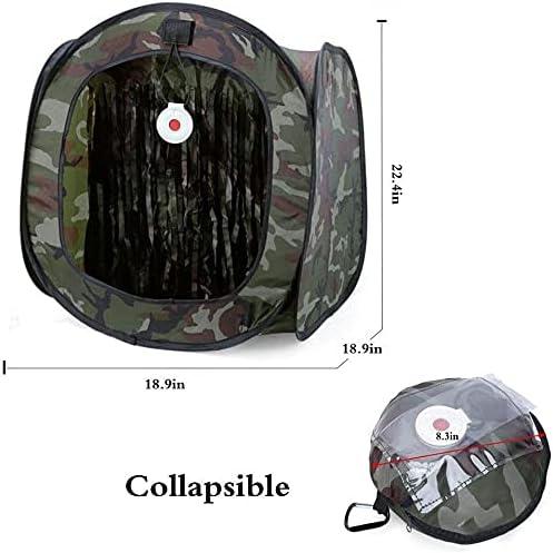 Foldable Portable Airsoft Target with BB Trap, Slingshot Target Box ...