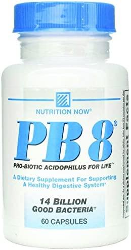 Shop Nutrition Now PB8 Probiotic 60 Capsules â€“ Best Gut Health ...