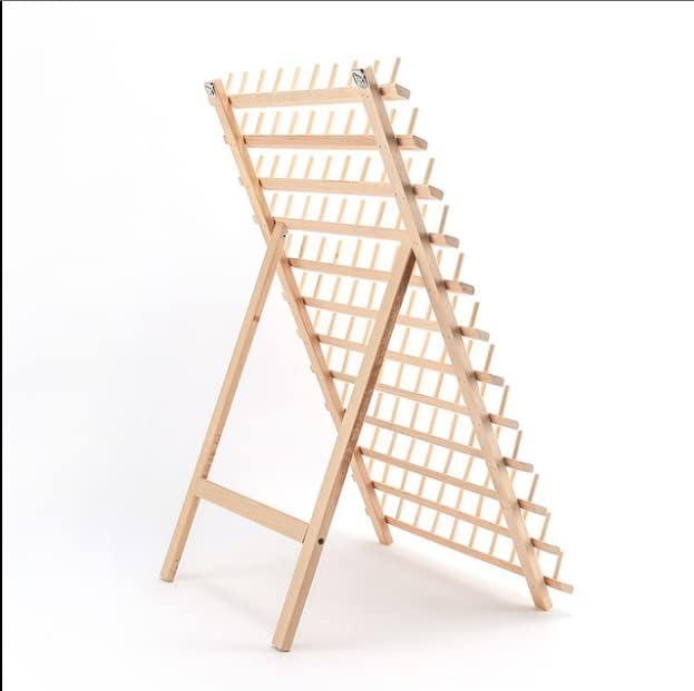 120-Spool Wooden Thread Holder Organizer for Sewing & Embroidery | Buy ...