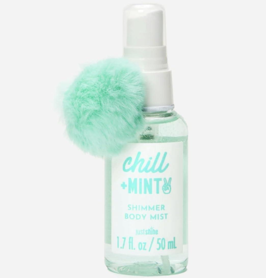Chill Mint Shimmer Body Mist 1.7 fl oz Justice Just Shine (Chill Mint ...