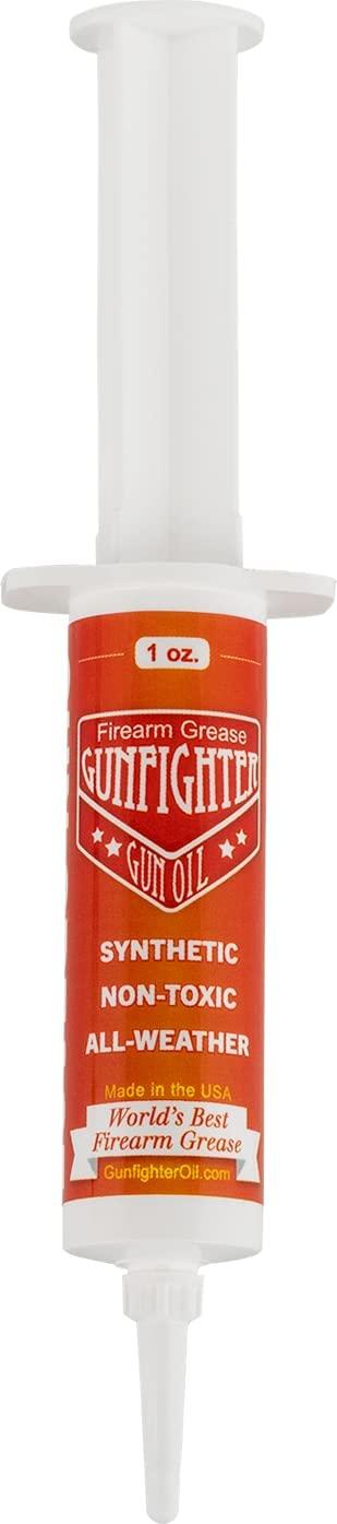 Gunfighter Gun Grease 1oz Syringe - Full Synthetic, Non-Toxic, All ...