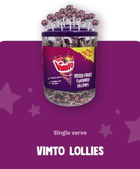 Vimto Original Mixed Fruit Flavoured Lollipops (Jar of 200) | Buy Now ...