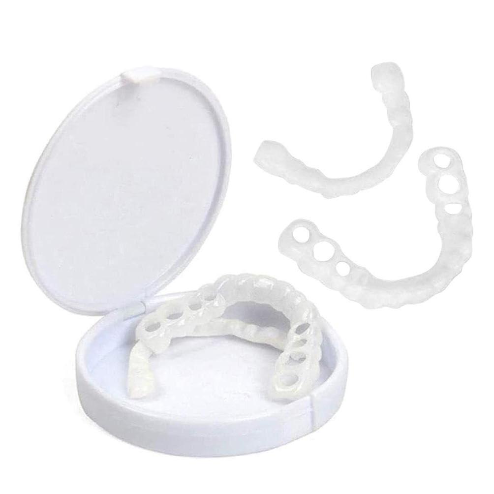 Snap-On Teeth Veneers for Men & Women | Temporary Fake Tooth Covers for ...