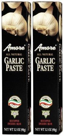 Amore All Natural Italian Garlic Paste - 3.2 oz Tubes (2 Pack) | Buy ...