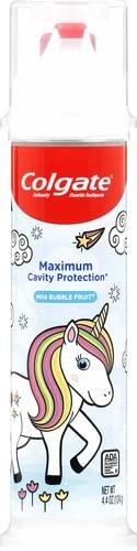 Colgate Kids Unicorn Toothpaste Pump 4.4 oz - Gentle Fluoride ...