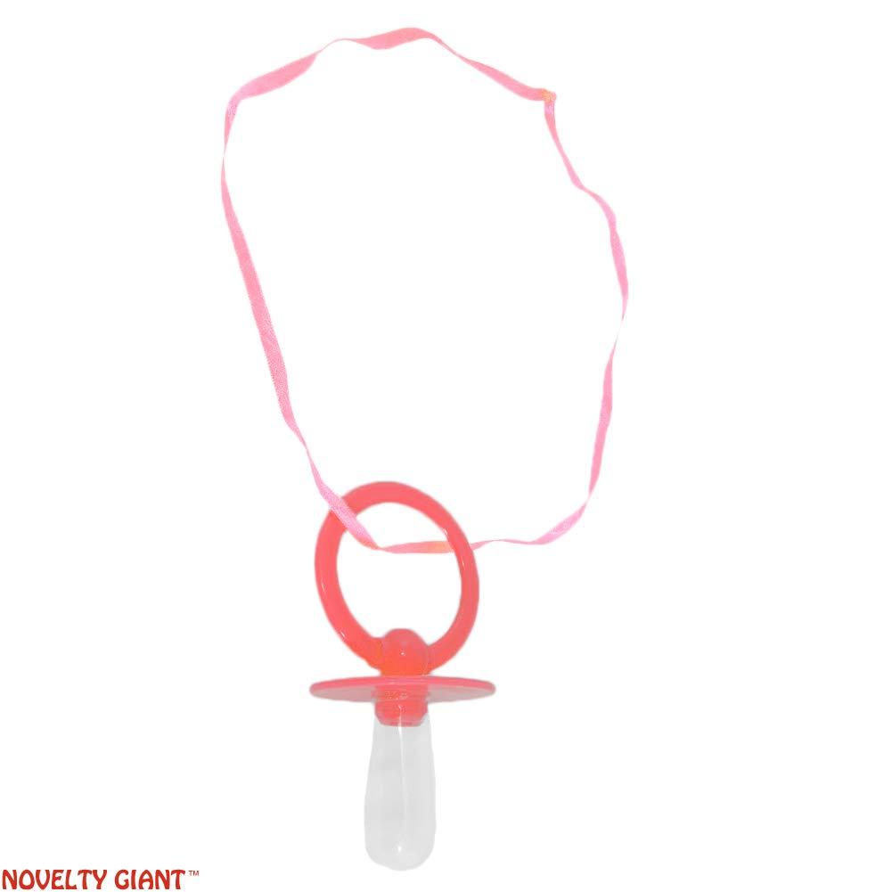 Jumbo Baby Pacifier Pink Costume Accessory - Novelty for Adults - Shop ...
