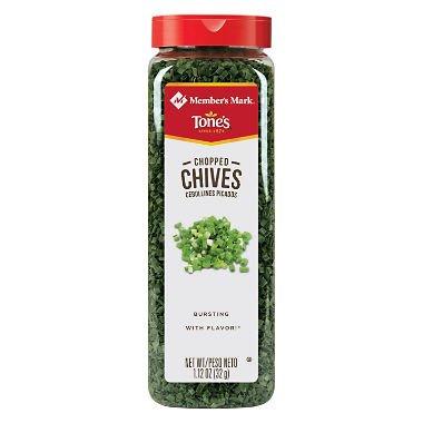 Member's Mark Tone's Chopped Chives 1.12 oz - Premium Quality Seasoning ...