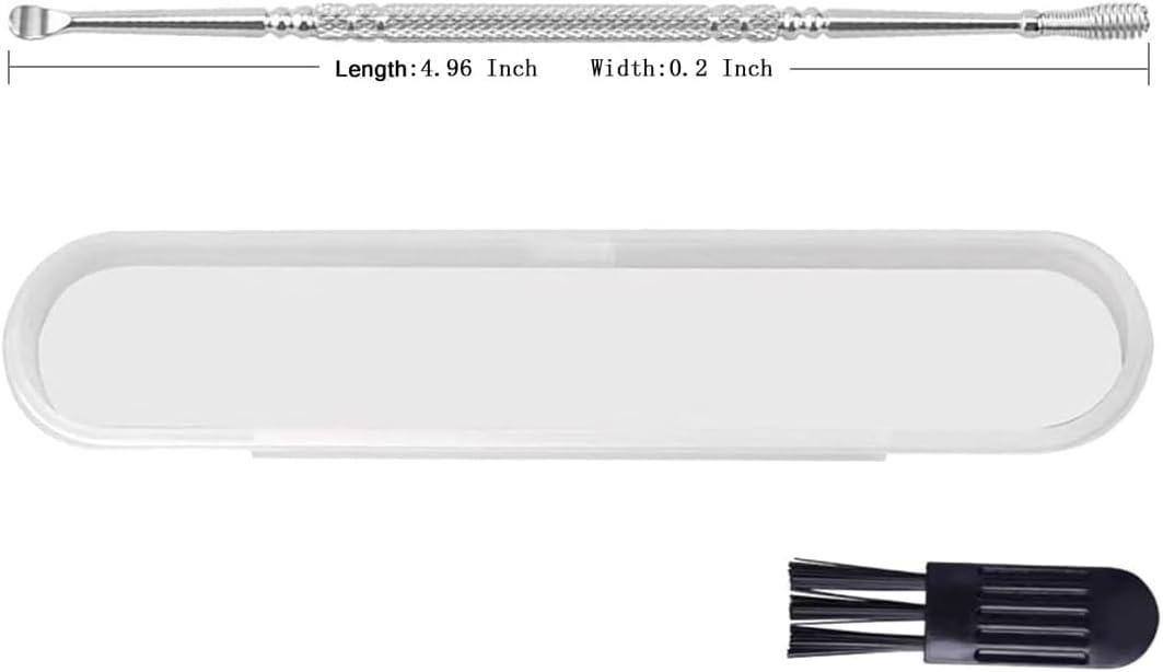 Spiral Ear Cleaner Wax Remover Kit with Stainless 360 Massage Double ...