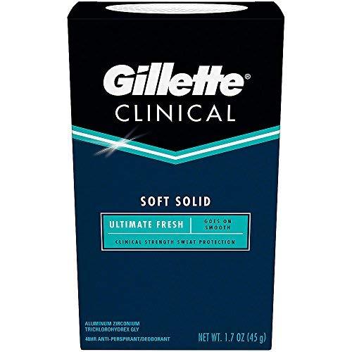 Gillette Clinical Anti-Perspirant Deodorant Ultimate Fresh Solid 1.70oz ...