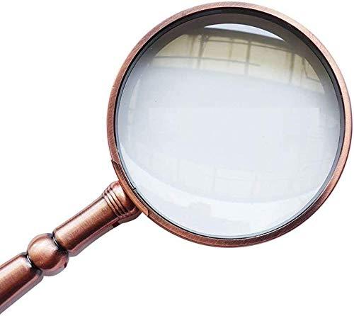 Magnifiers Portable Magnifying Glass Retro Style Pure Copper Border Old ...