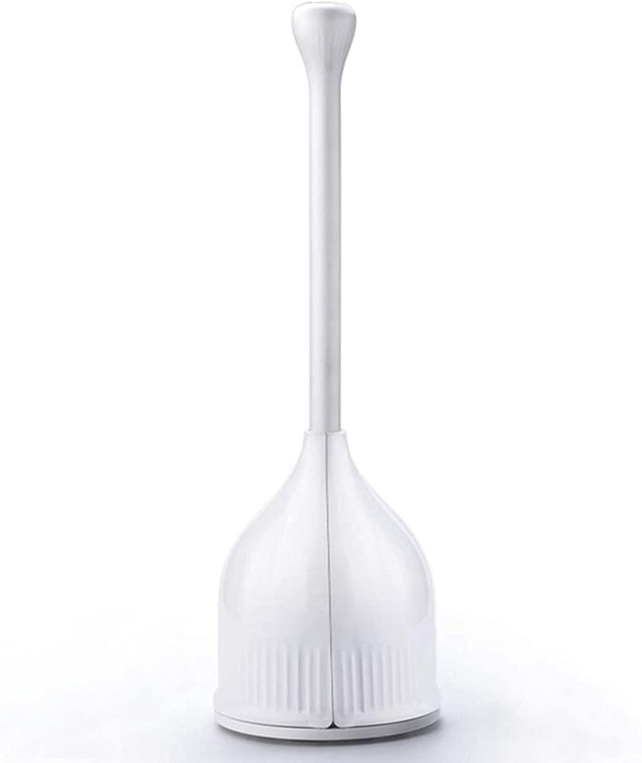Hideaway Toilet Plunger with Caddy - Heavy Duty Bathroom Plunger Set ...