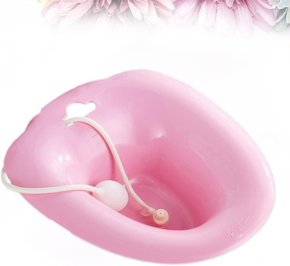 EXCEART Pink Bath Basin for Hemorrhoidal Pregnant Women & Elderly ...