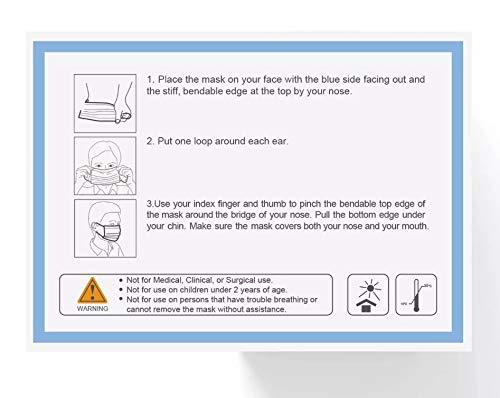 Intco Medical Procedure Face Mask with Earloops - Blue (Box of 50 ...