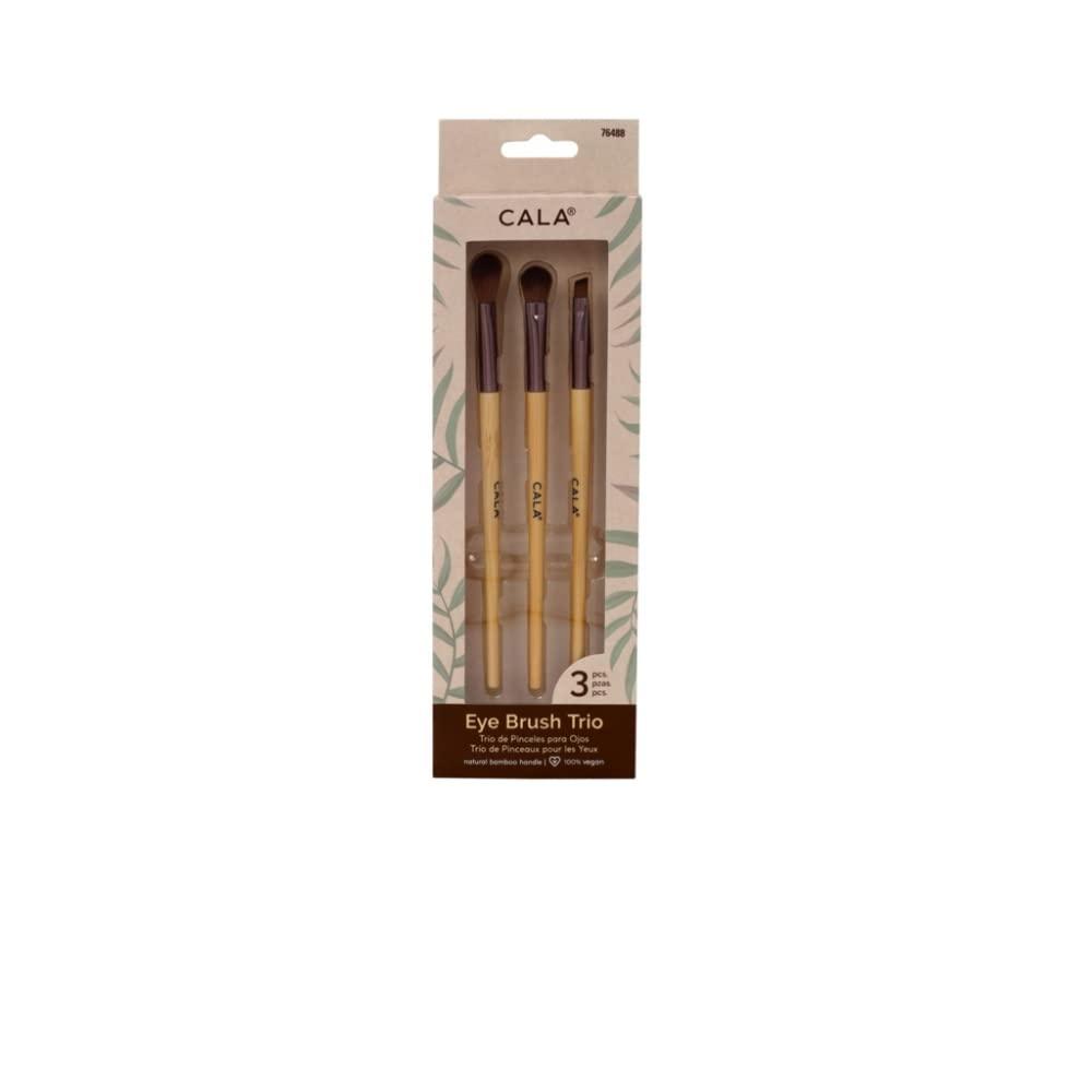 Cala Bamboo Trio Eye Brush - Eco-Friendly Makeup Brushes for Flawless ...