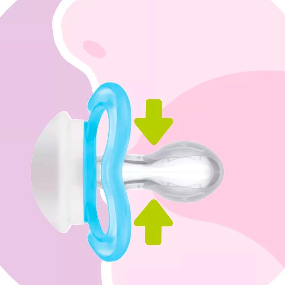 MAM Day & Night Skin Soft Silicone Pacifier Set (16+ Months) - 4 Pack ...