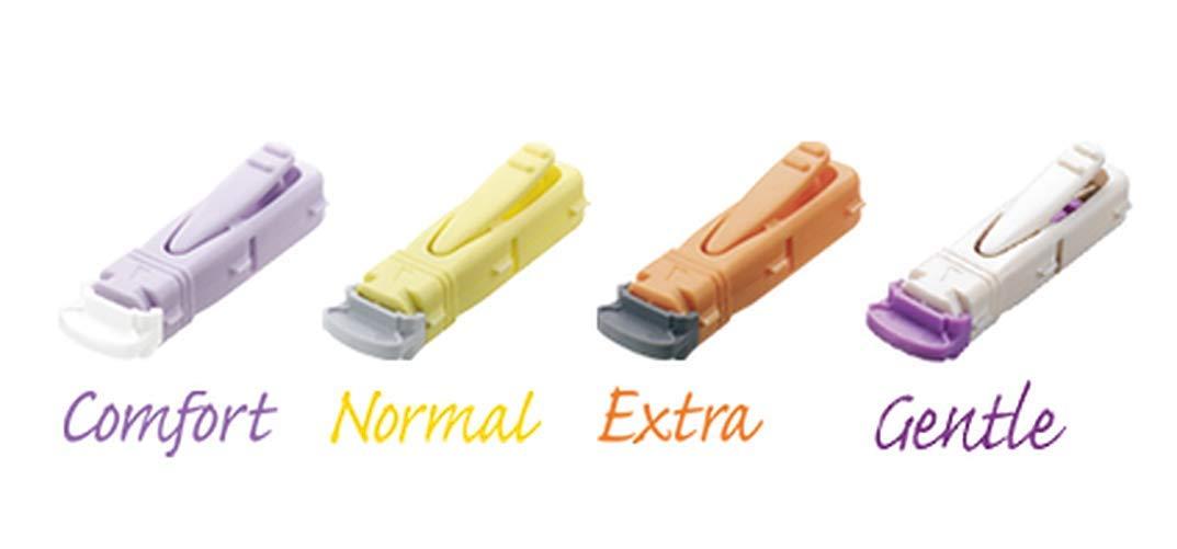 Unistik 3 Normal 23 Gauge Lancets - Box of 100 for Blood Glucose ...