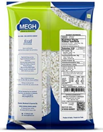 MEGH FOODS Basmati Mamra (Puffed Rice) 1.1lb 500 Gram | Buy Now with ...