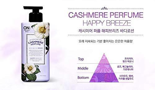 LG ON THE BODY Cashmere Perfume Body Lotion (Happy Breeze) 400ml ...