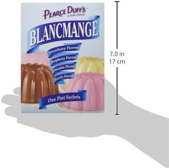 Delicious Pearce Duff Strawberry Raspberry Chocolate Vanilla Blancmange ...