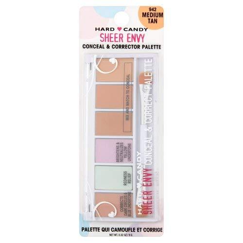 Hard Candy Sheer Envy Conceal & Corrector Palette 0942 Medium Tan 2 oz - Full Coverage Corrector ...