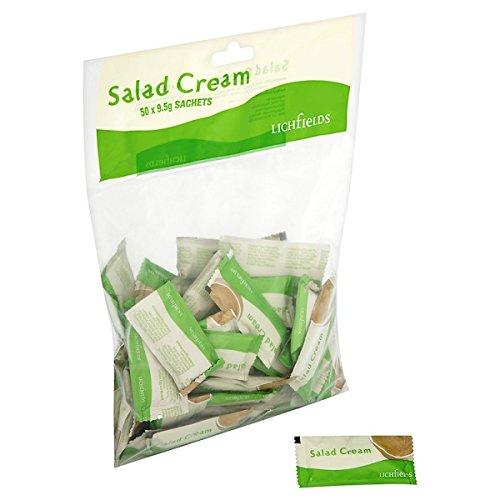 Lichfields Salad Cream Sachets - Pack of 50, 9.5g Individual Portions ...
