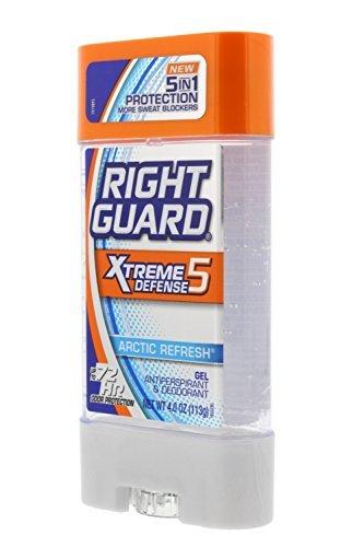 Right Guard Xtreme Gel Defense 5 Arctic Refresh 4oz (118ml) - 2 Pack