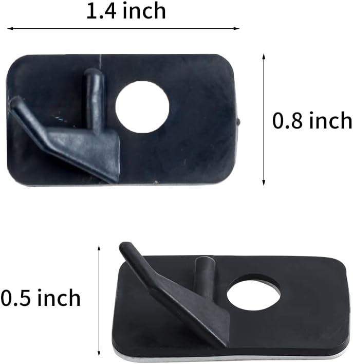 SOPOGER 6pcs Plastic Arrow Rest - Black Recurve Bow Accessory for Right ...