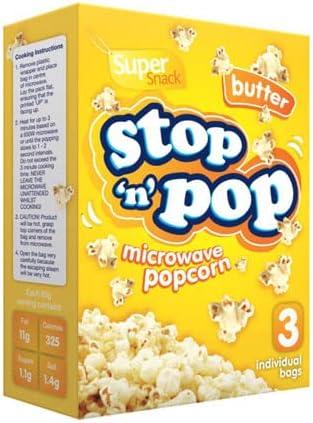Microwave Popcorn Bundle with Stop n Pop Butter Microwave Popcorn 85g ...