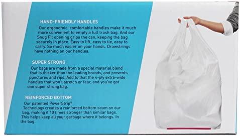 Hippo Sak 13 Gallon Tall Kitchen Trash Bag with Power Strip - 90 Count ...