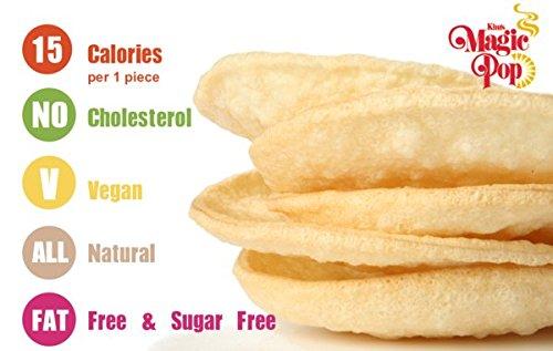Kim's Magic Pop Freshly Popped Rice Cakes | Keto Vegan Original Flavor 6 Pack | Low Carb Sugar ...