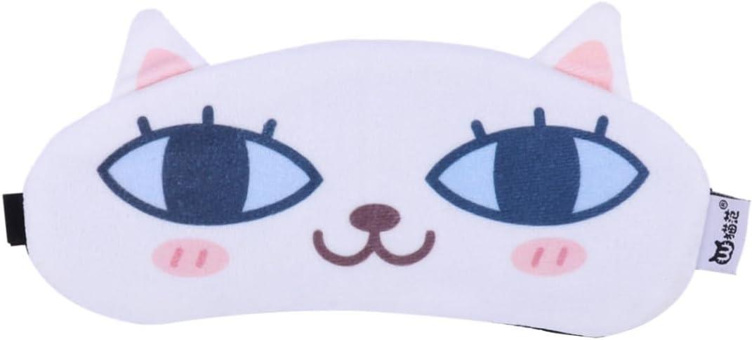 Fomiyes Contoured Cartoon Eye Mask - Cooling Eye Flap Sleeping Mask for ...