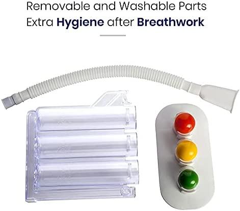 HealthAndYoga(TM) Deep Breathing Exerciser - Improve Lung Capacity with ...