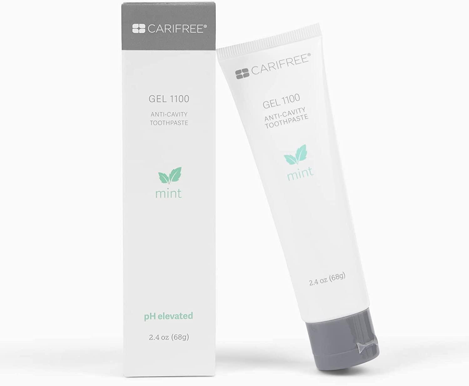 CariFree Gel 1100 (Mint) Anti-Cavity Toothpaste - Dentist Recommended ...