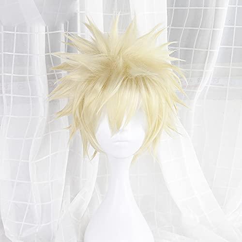 Wig for Anime Baku No Hero - Bakugou Katsuki Heat Resistant Blonde ...