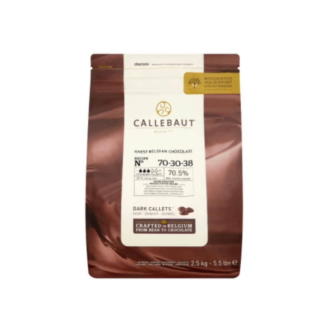 Callebaut Finest Belgian Chocolate 70% Extra Bitter Callets 2.5kg | Buy ...