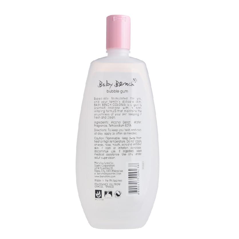 Bench Baby Bubble Gum Cologne (500 ml/16.9 Fl Oz) 16.9 Fl Oz (Pack of 1 ...