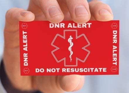DNR Wallet Card (DNR-101) - 1 Piece | Easy Identification & Access to Medical Directives | Buy ...