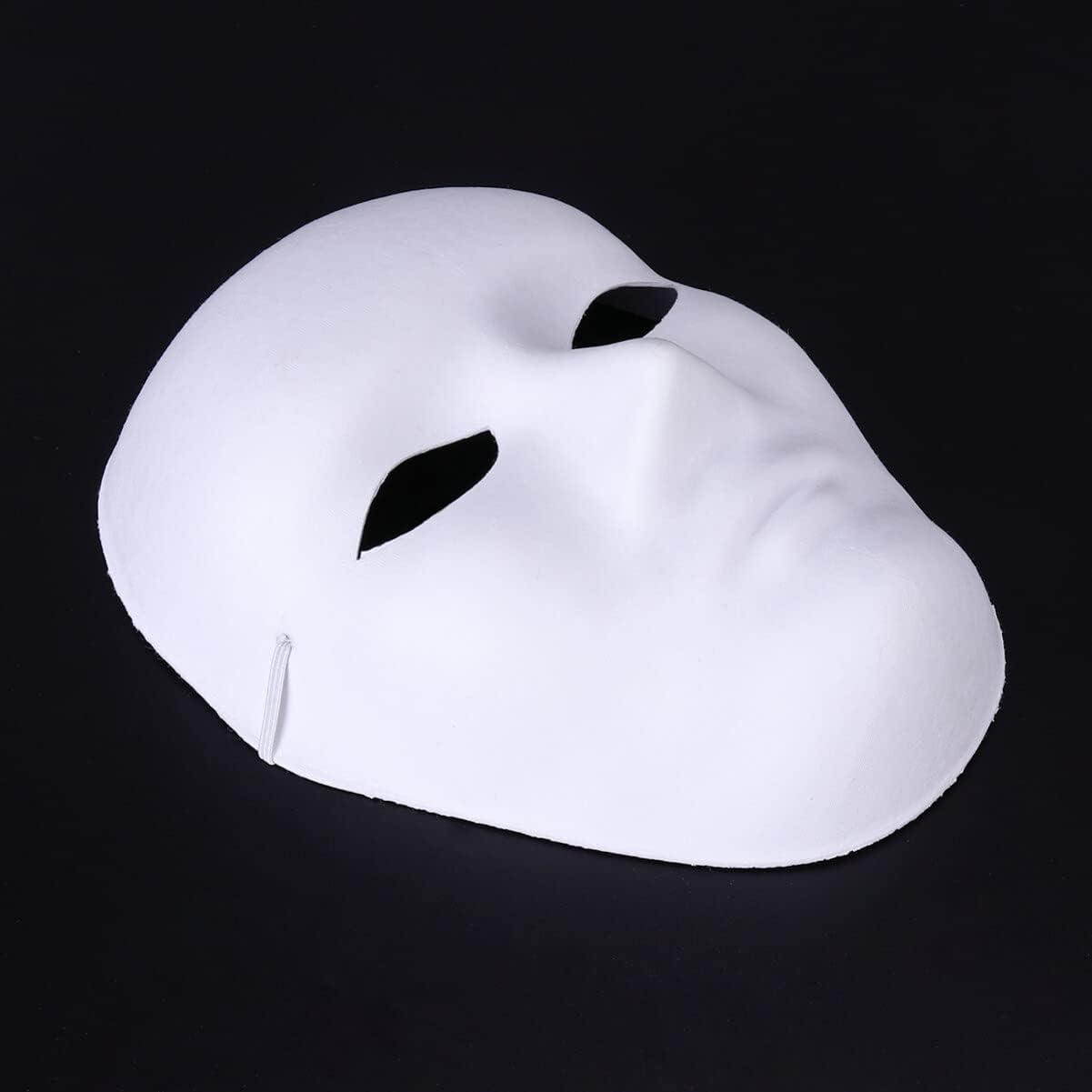 Buy Ifundom DIY Full Face Mask - 12 Paintable Paper Masks for Creative ...