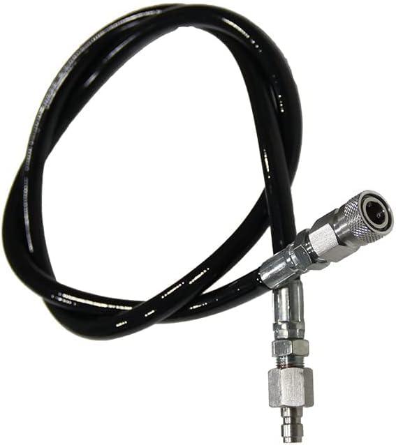 HPDMC PCP Charging Adaptor | 36 Black Hose | SCBA Connector | 1/8 Male ...