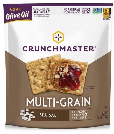 Crunchmaster Multi-Grain Crackers Variety Pack 12 oz - Sea Salt, Aged ...